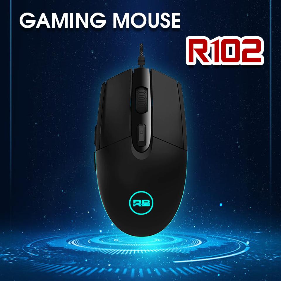 Gaming Gear - Mouse Gaming RAINBOW R102 ( RGB AUTO) Quang Học 3200DPI ...