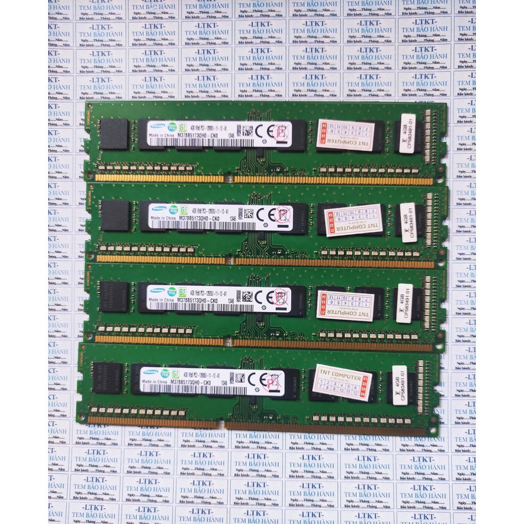 DDr3 Ram3 8Gb Samsung Hynix Ram ECC tháo máy đồng bộ lắp cho các loại main H61 H71 B75 H81 H97 ...