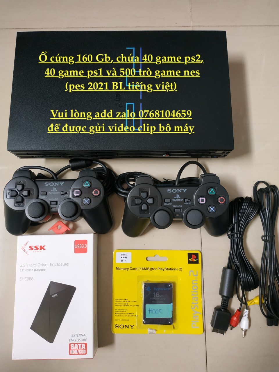 Máy chơi game Ps3 320GB - 500GB - 2 tay cầm / Playstation 3 có đá banh PES 2022 với 15 Game ps3 ...