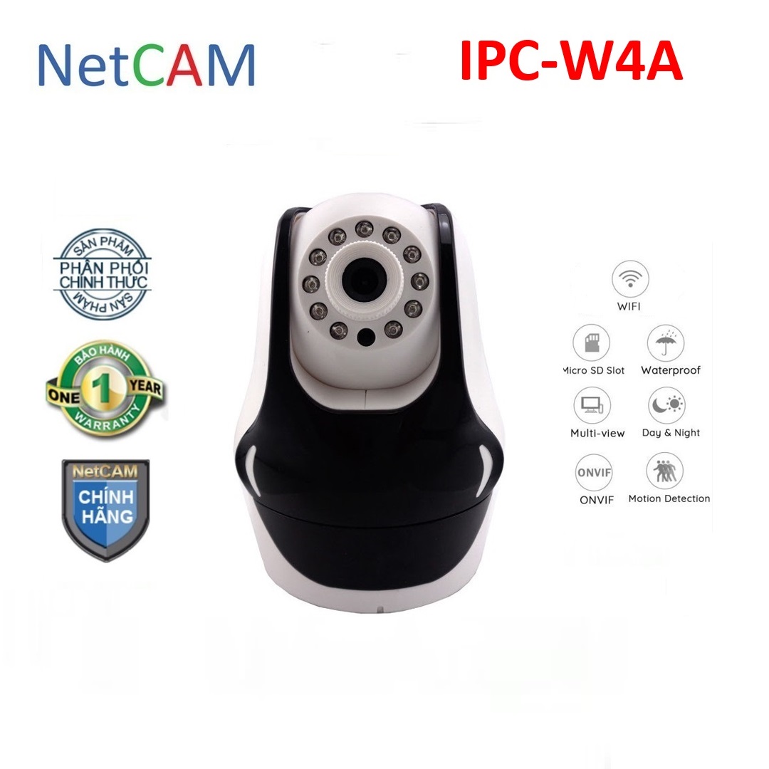 Camera IP WiFi Giám Sát An Ninh NetCAM IPC-W4A 720P Quay quét 360 độ ...