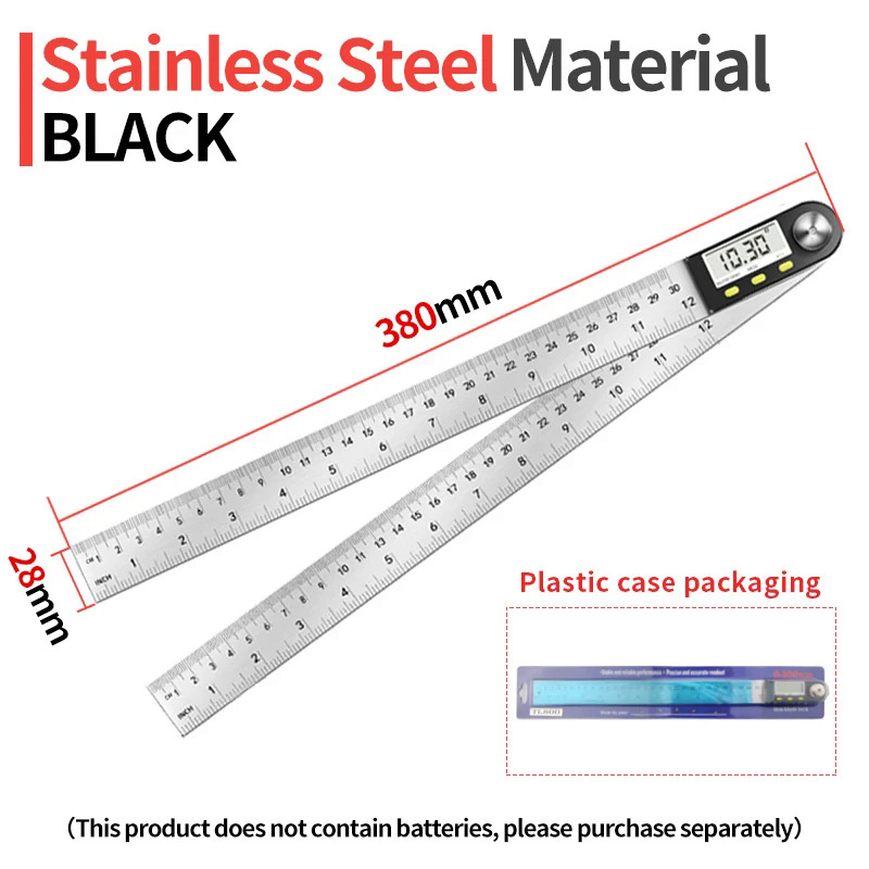 Điện Tử Góc Meter 360 Độ Thước Đo Góc Kỹ Thuật Số Goniometer Mộc Công ...