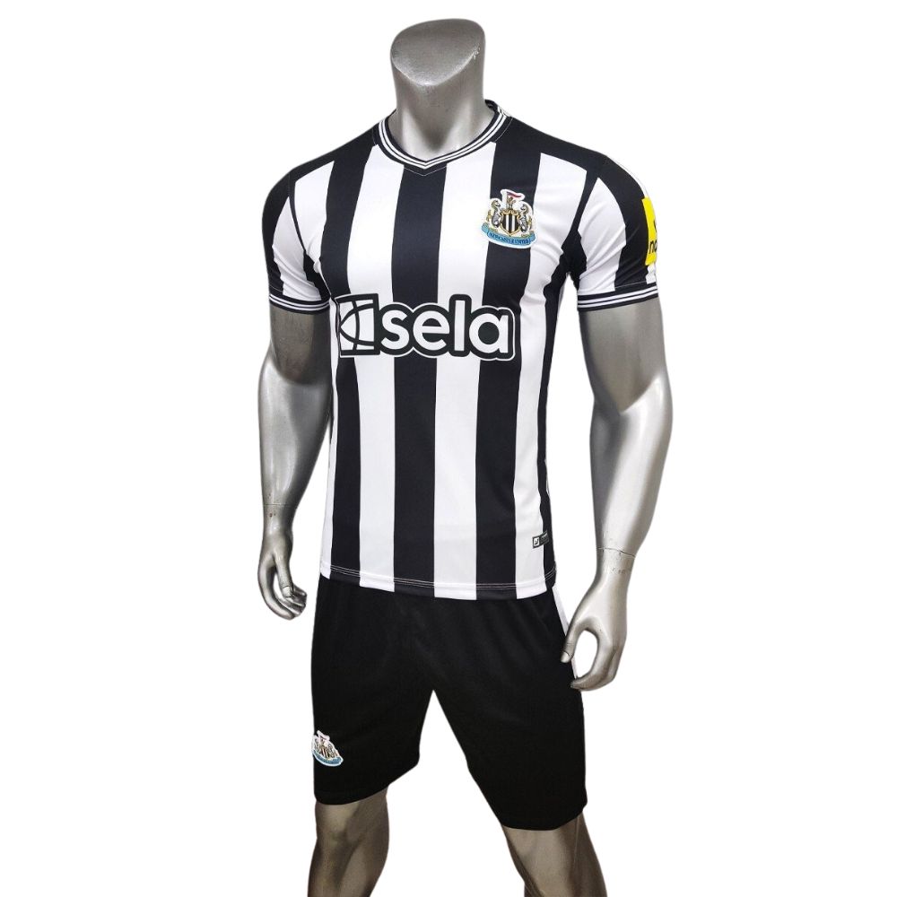 Quần áo bóng đá Newcastle 2024 màu trắng sọc CÓ IN ẤN theo yêu cầu | Lazada.vn