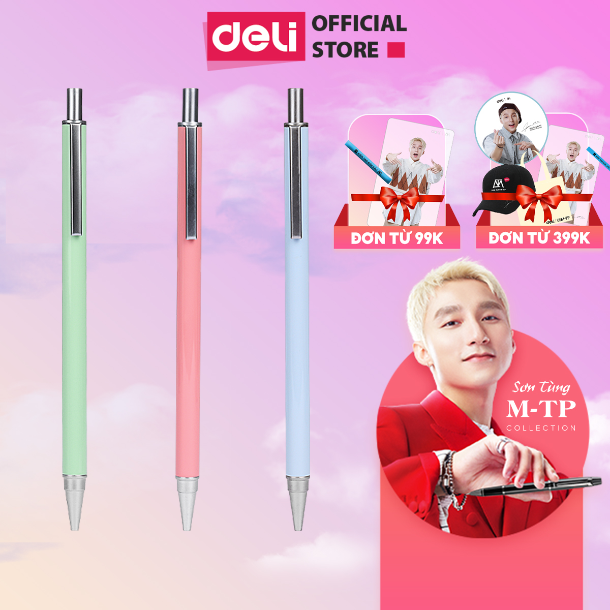 Sơn Tùng M-TP Collection Bút chì kim bấm ngòi 0.5 nhiều màu Bút chì kim ...