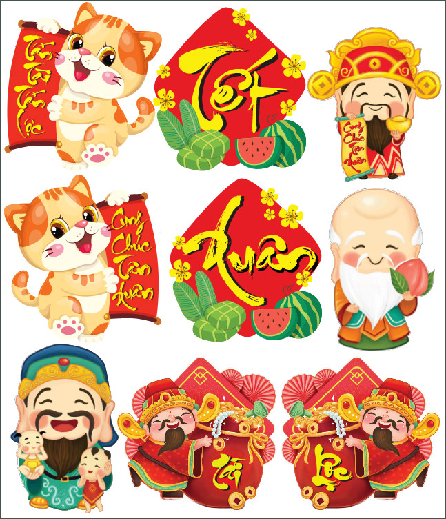 Sticker Tet 2023 - MixASale