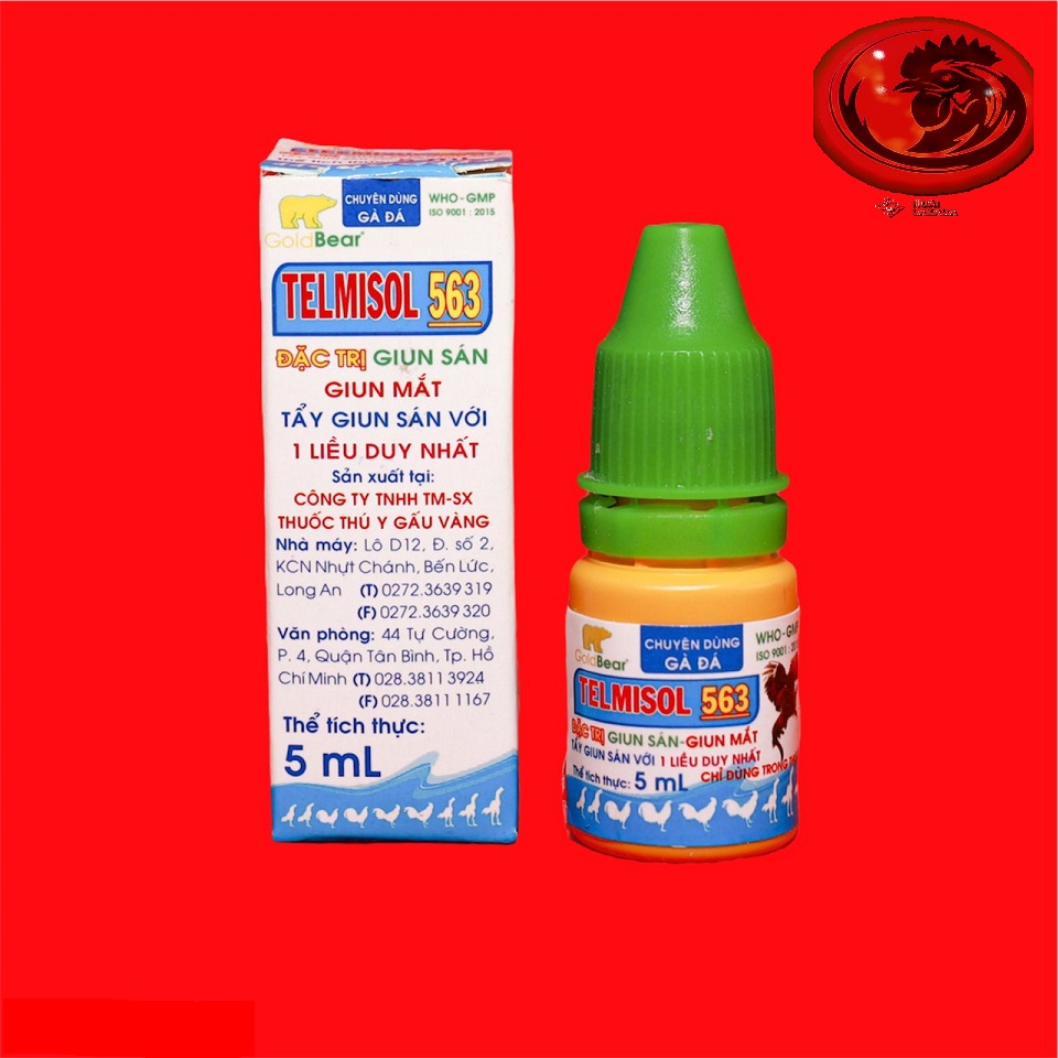 TELMISOL 563 Thuốc tẩy giun sán, giun mắt gà đá 5ML | Lazada.vn