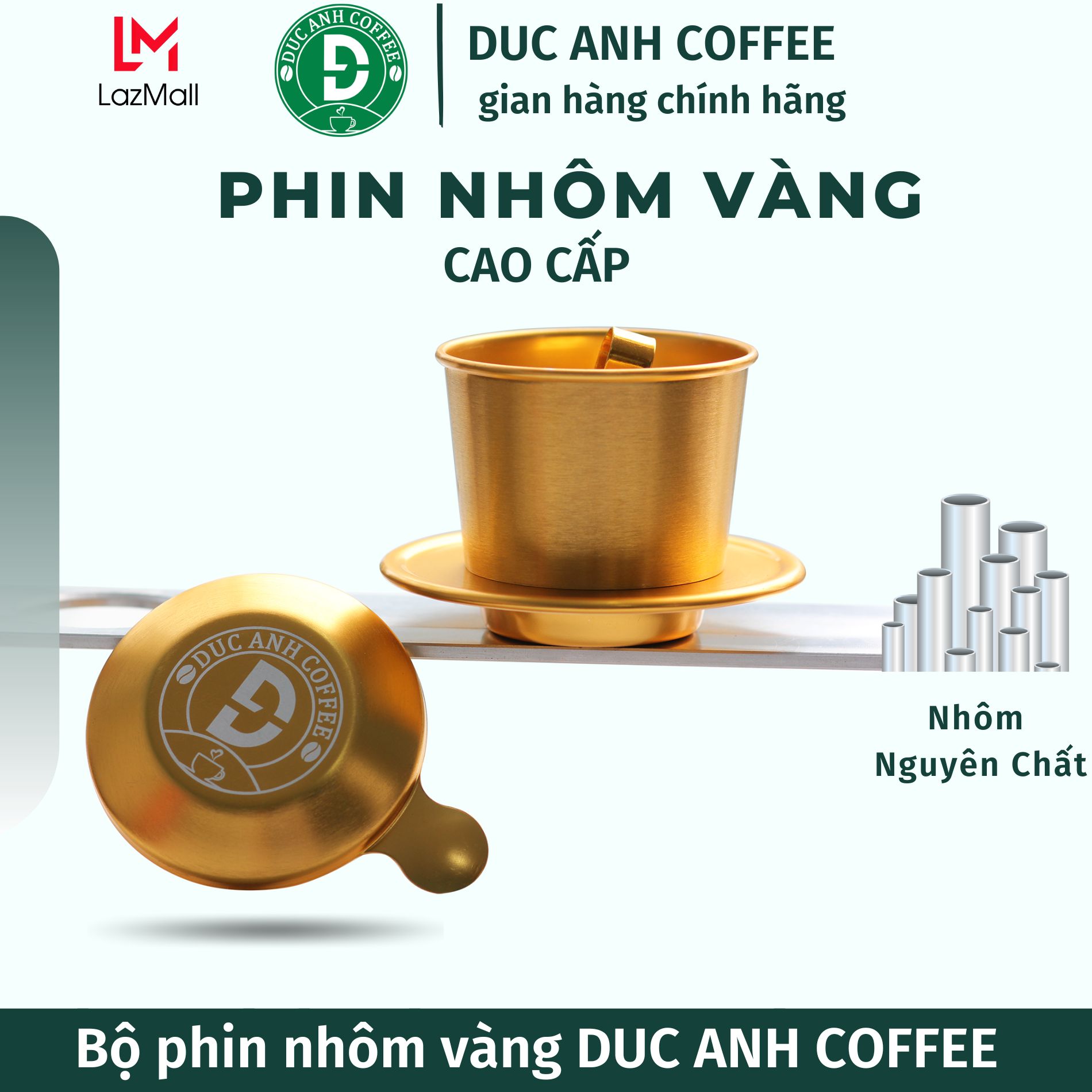 Combo Phin Nhôm 1kg Cà Phê Rang Mộc 100 Robusta dùng pha Phin - đậm ...