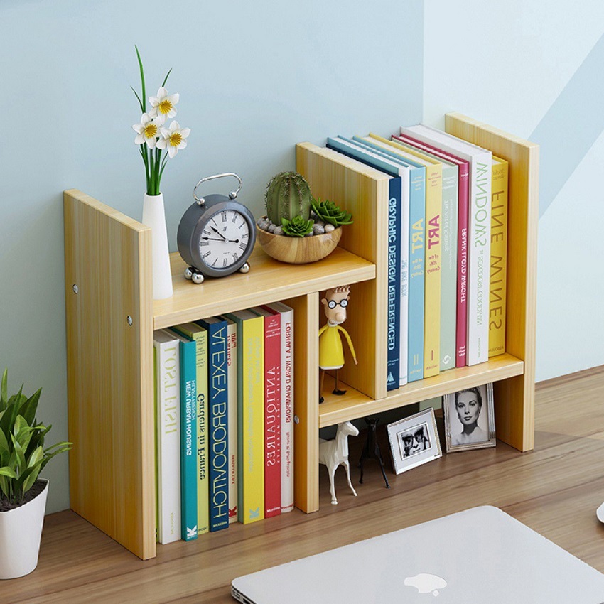 Kệ Sách Để Bàn Làm Việc Lắp Ghép Đa Năng, Giá Sách Mini, Kệ Sách Mini ...