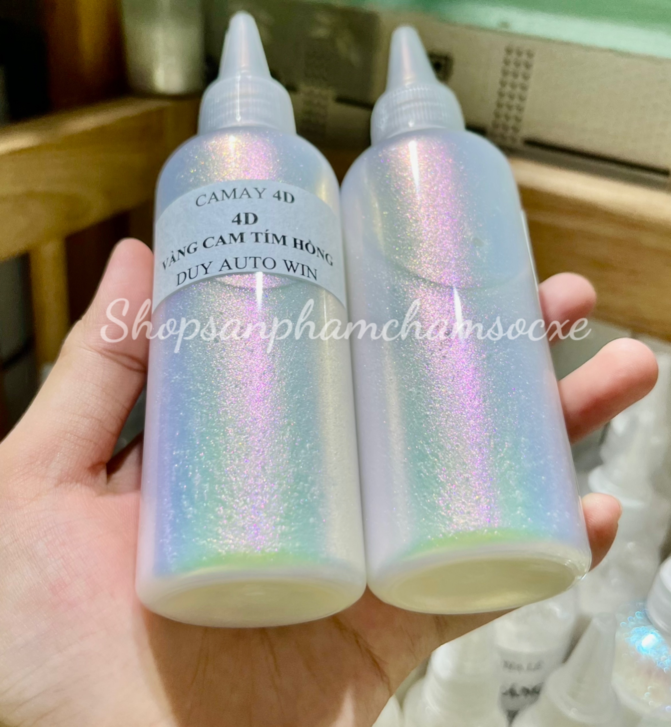 Camay 4D chuyên màu Vàng Cam Tím Hồng - Sơn xe máy 1k cao cấp đóng chai ...