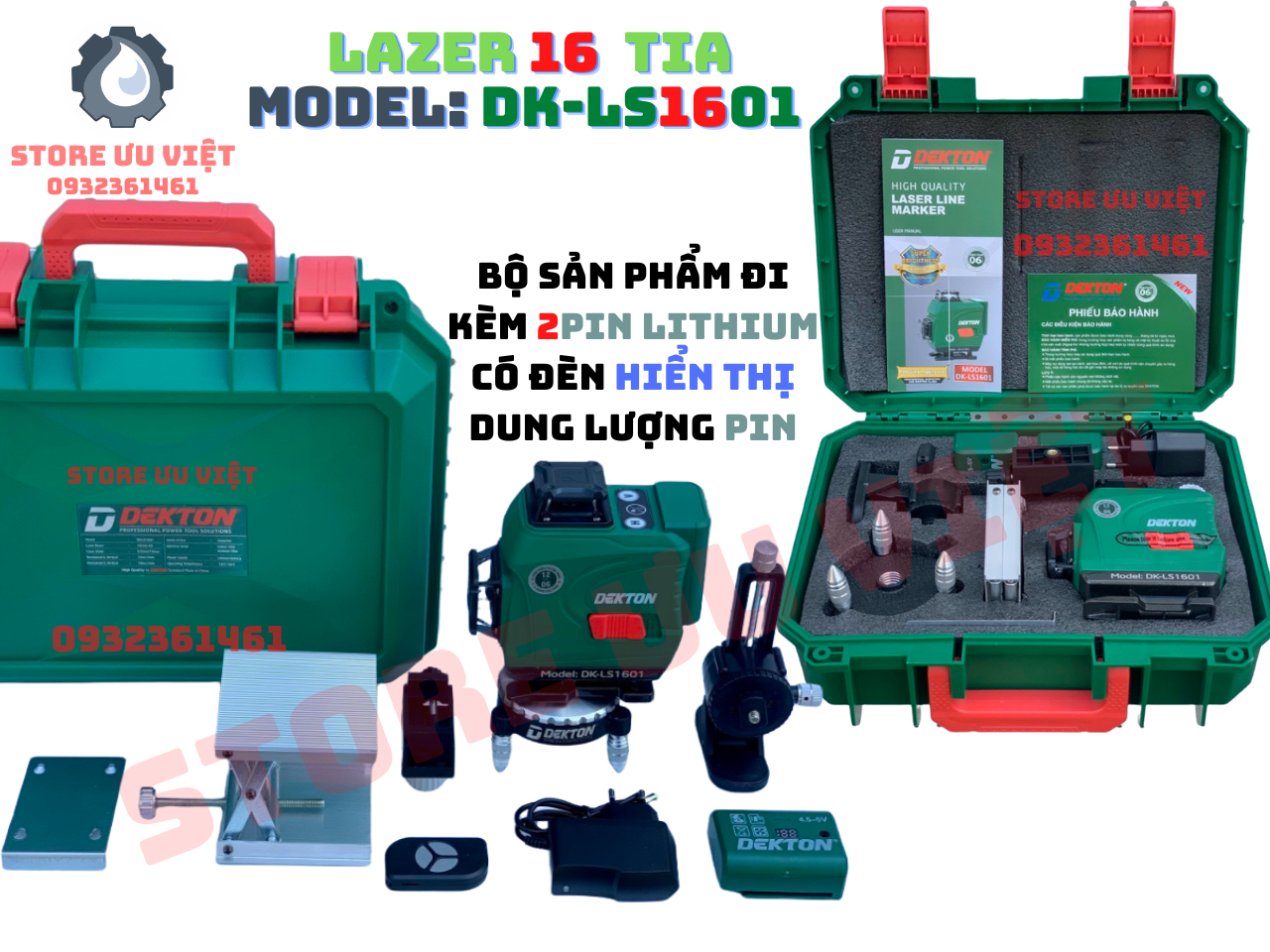 Máy Bắn Cốt Cân Mực Cân Bằng laser Dekton DK-LS1601 16 Tia / DK-LS1201 ...