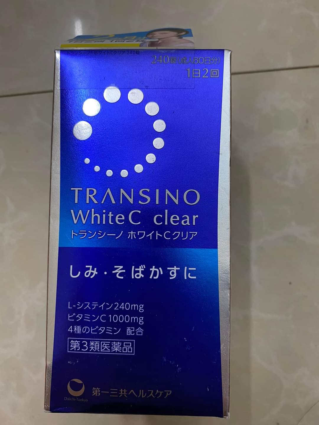 Viên Uống Transino White C Clear Hỗ Trợ Trắng Da Cải Thiện Nám 120 viên ...