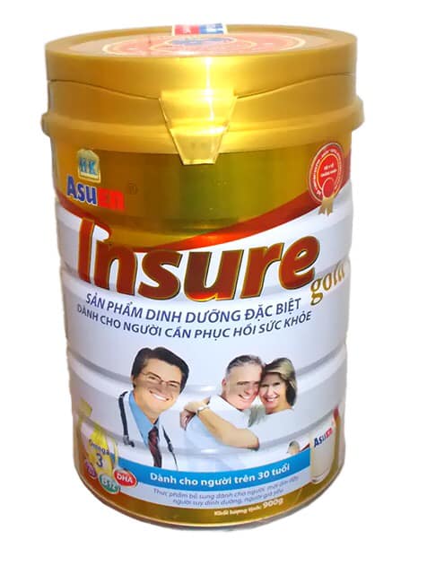 Sữa phục hồi sức khỏe Asuen Insure Gold 900g - dinh dưỡng dành cho ...