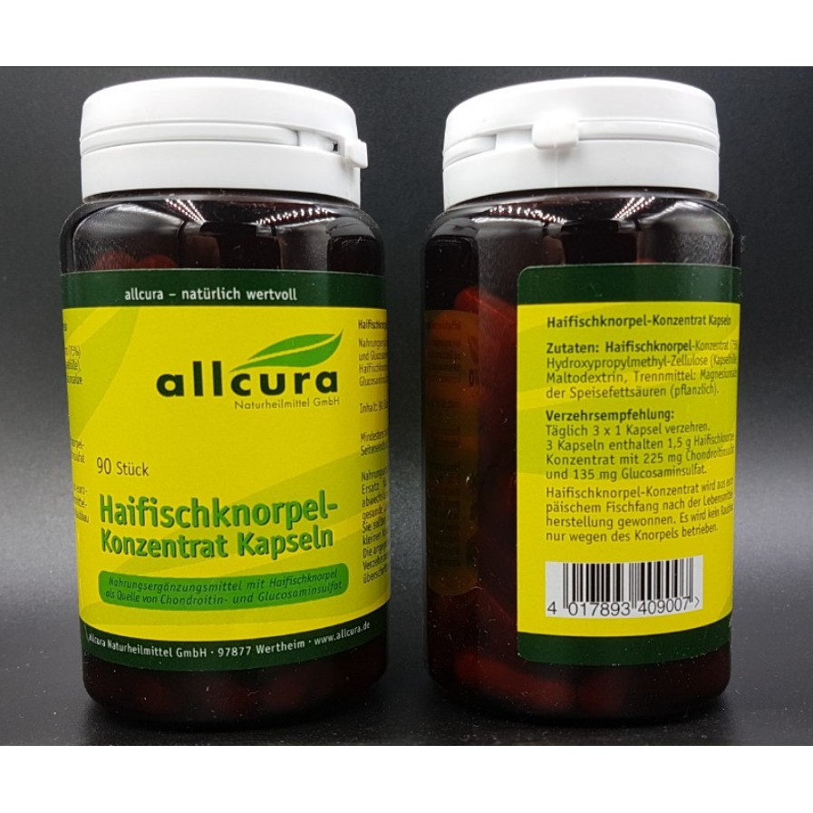 Hàng Đức viên uống Allcura Haifisch Knorpel lọ 90 viên | Lazada.vn