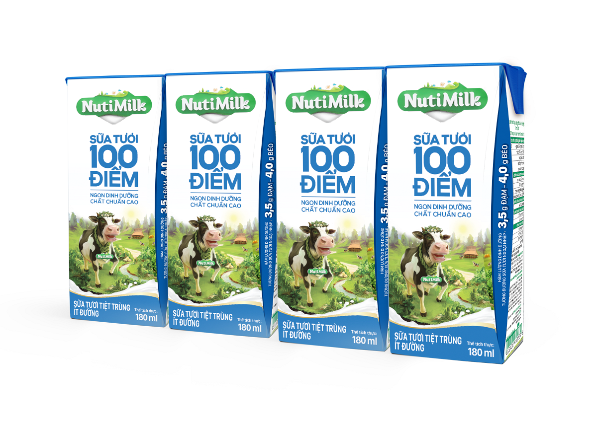 (SỮA TƯƠI CHUẨN CAO THẾ GIỚI) 01 Thùng 48 Bịch Nutimilk Sữa Tươi Tiệt ...