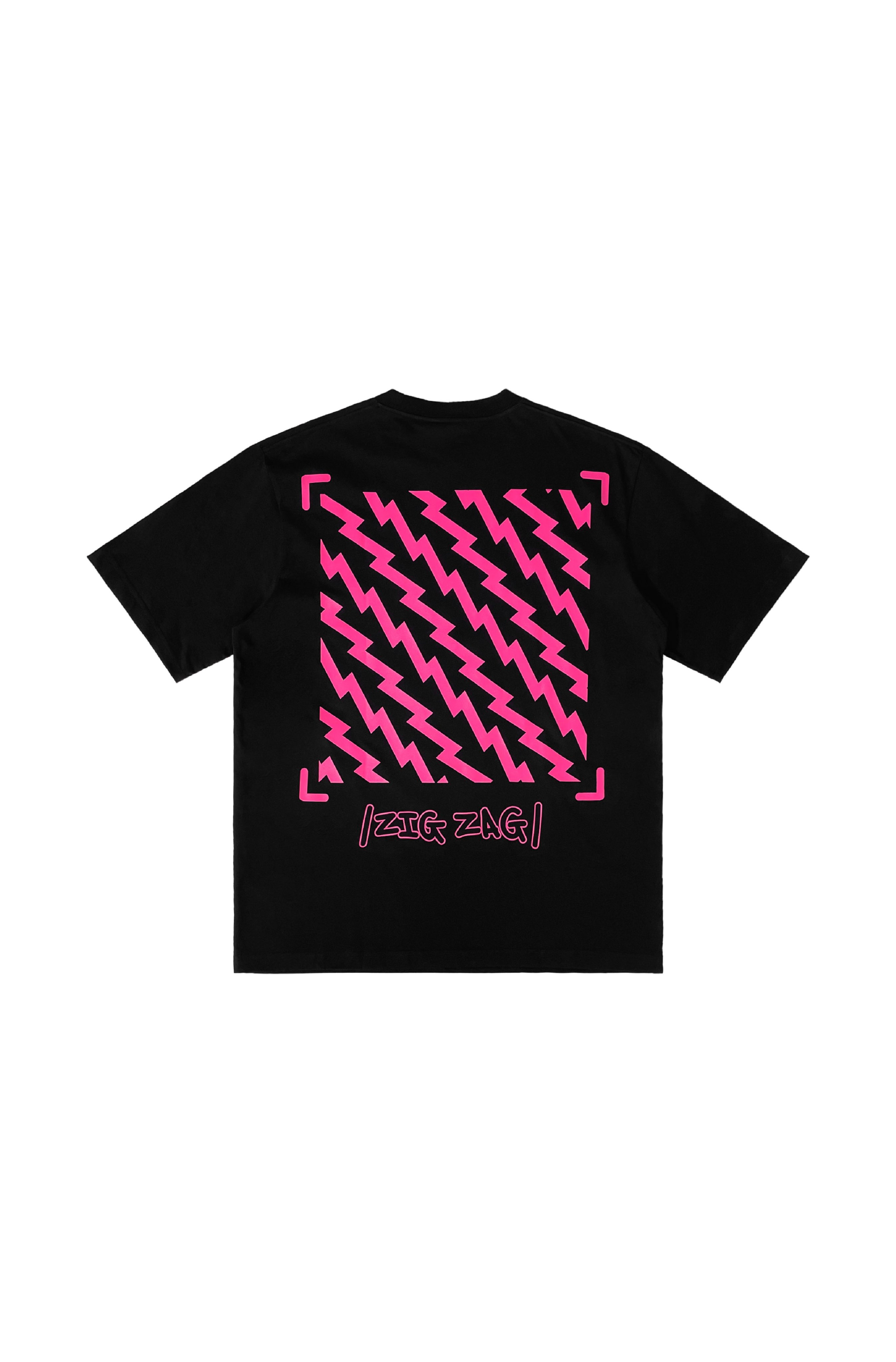 5THEWAY® /public icon/ ZIGZAG NEW TEE™ in BLACK aka Áo Thun Đen Tay ...