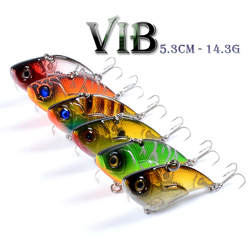 Mồi Cá giả câu Cá siêu nhạy 2 lưỡi câu 6 móc - Cam kết bảo hành đổi trả trong 2 tuần đầu - MixASale