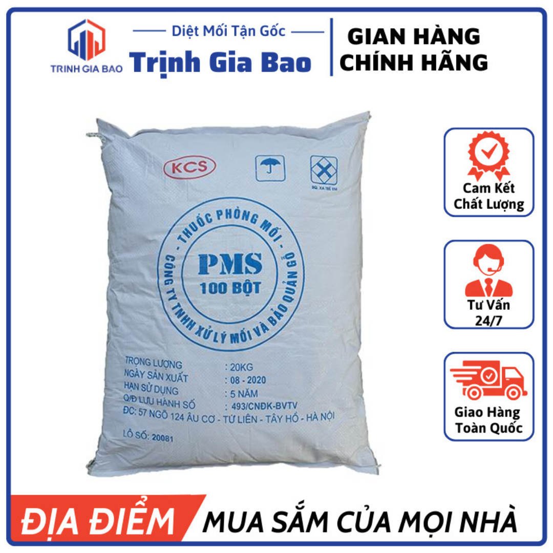 Thuốc phòng chống mối PMS 100, Chế Phẩm Dạng Bột Phòng Chống Mối Pms ...