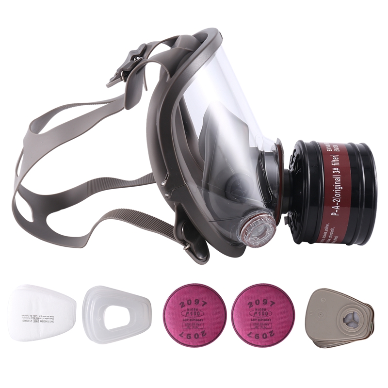 Full Mask Masks Reusable Respirator Mask Nuclear and Chemical with 40mm ...