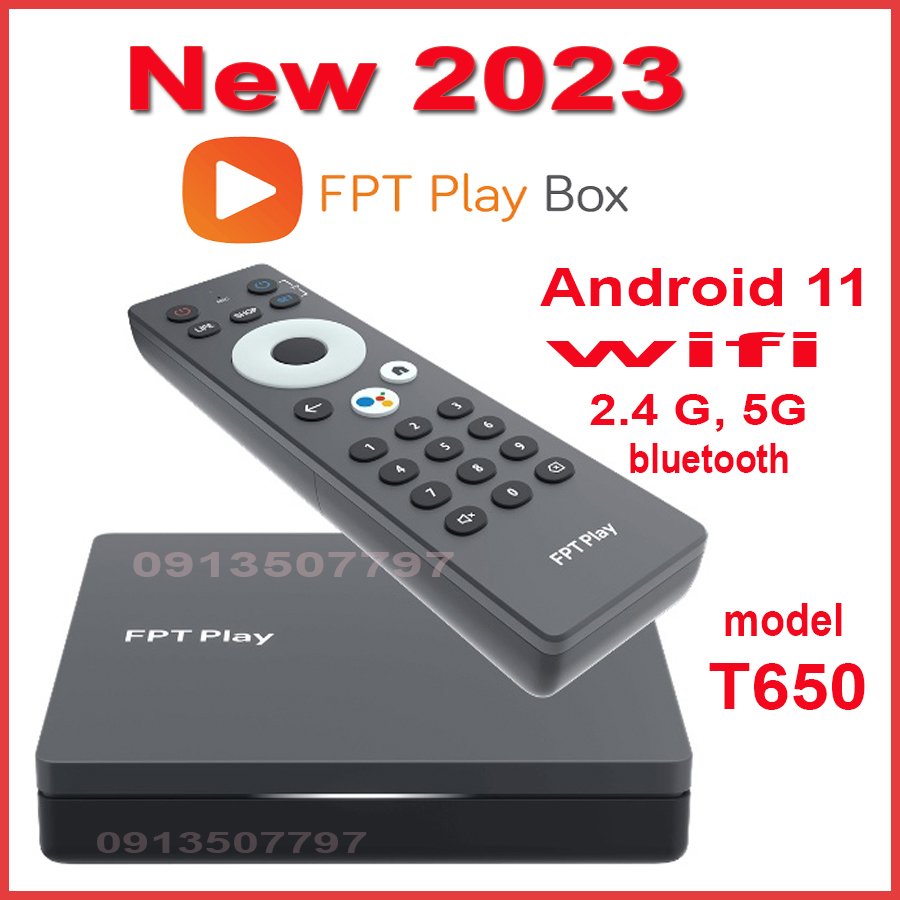 FPT Play Box T650 2023 - Điều khiển giọng nói - Chạy Android 11 Ram 2GB ...