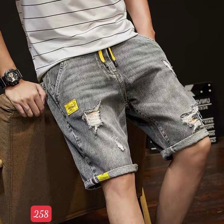 Quần Short Nam Quần Sọt Nam Quần Sort Nam Quần Short Jean Nam Rách Hàn ...