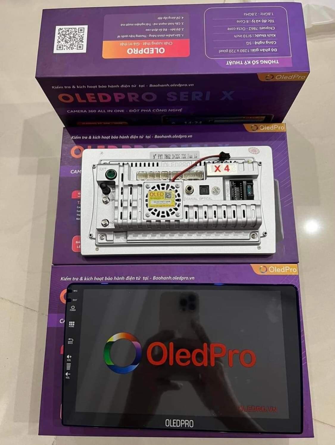 Màn Hình DVD Android OLED PRO X4 Theo Xe Huyndai i10 2021-2022 9ich kèm jack nguồn zin - MixASale