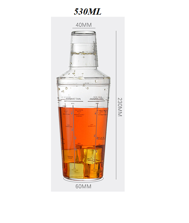 Bình lắc shaker nhựa standar cao cấp | Lazada.vn