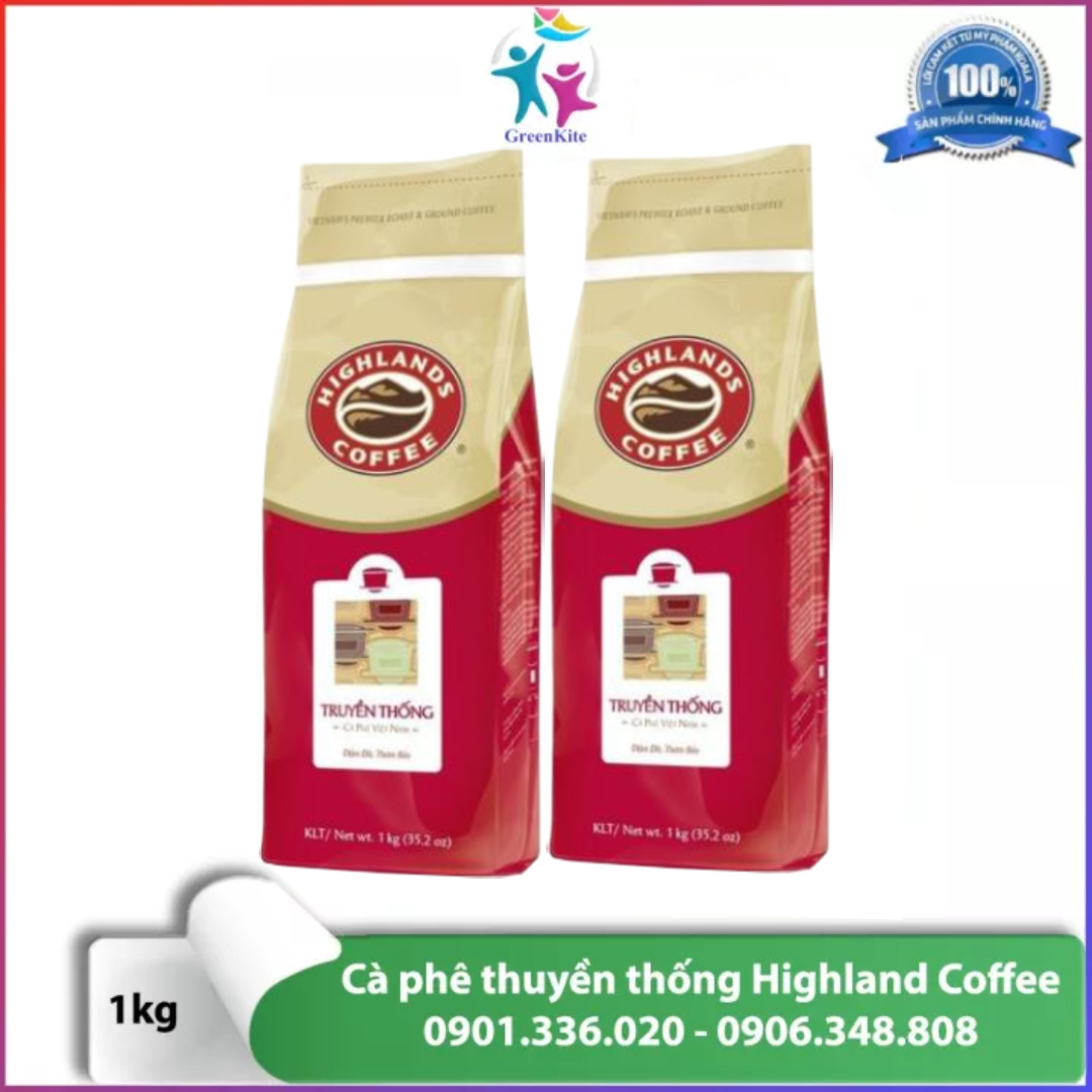 [Combo 2] Cà Phê Bột Truyền Thống Highlands Coffee 1kg - Cà Phê Truyền ...