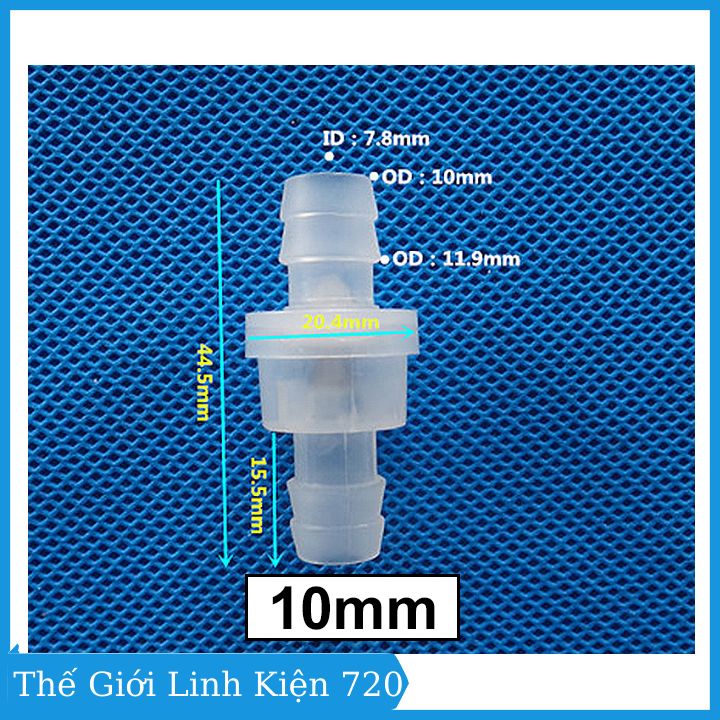 Van nước 1 chiều mini nhựa trắng chống mất nước kích thước 3mm-12mm ...