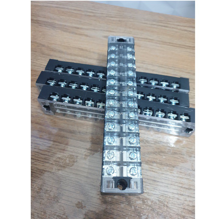 (Combo 2) Domino khối đen đấu dây 3P, 4P, 6P, 12P loại 15A, 25A - MixASale