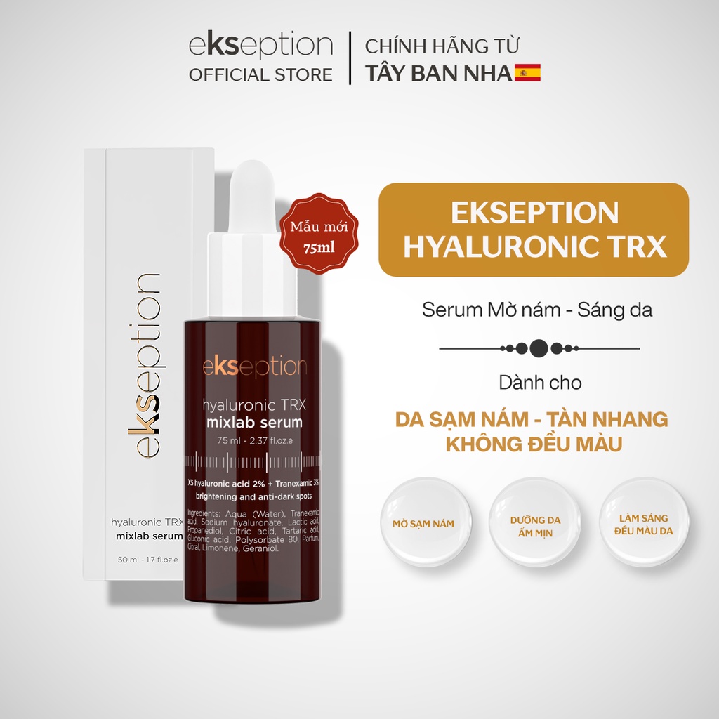 Ekseption Hyaluronic TRX Serum Tinh Chất Dưỡng Ẩm Đều Màu Da Giảm Đốm ...