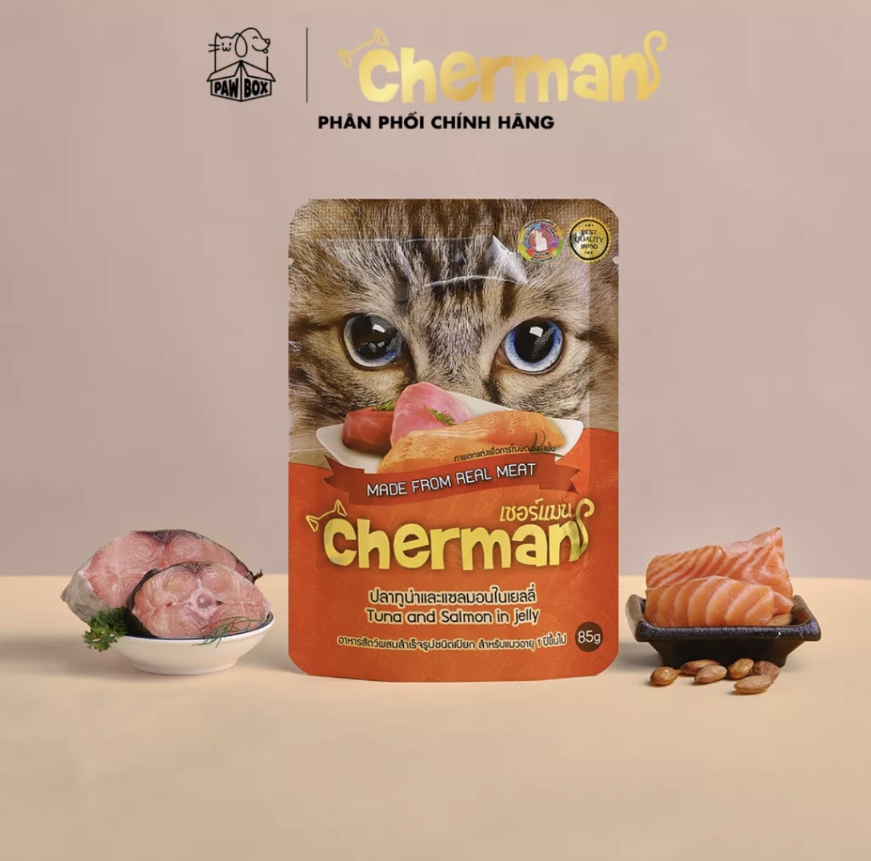 Pate Cherman 85g - Pate nội địa Thái Lan - Pate dinh dưỡng cho mèo ...