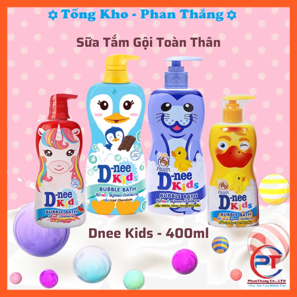 Sữa Tắm Gội Dnee Kids Hình Thú Thái Lan 400ml Tắm Gội Toàn Thân Cho Bé ...