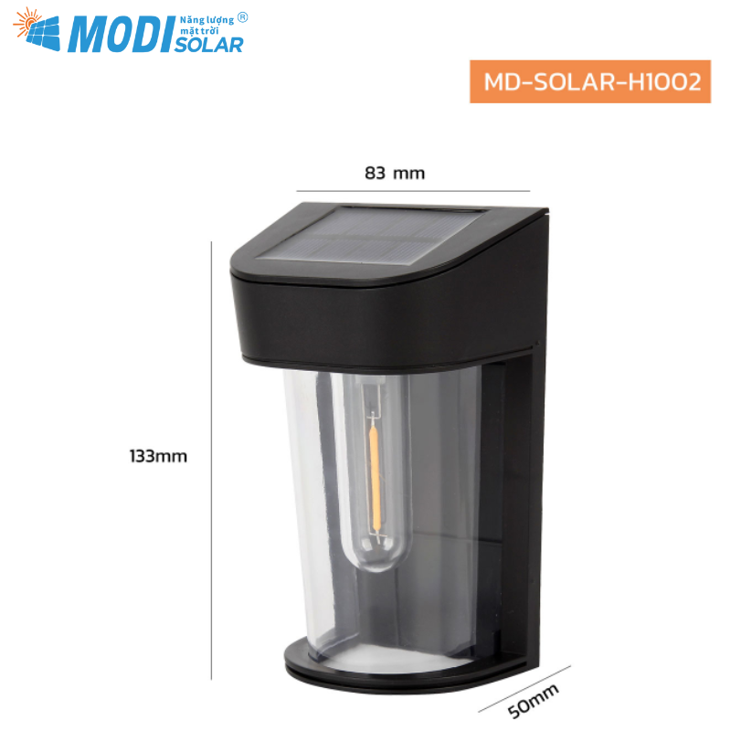 Đèn Led Gắn Tường Năng Lượng Mặt Trời Cảm Biến Chuyển Động MODI SOLAR Chống Nước IP65 Chiếu Sáng ...