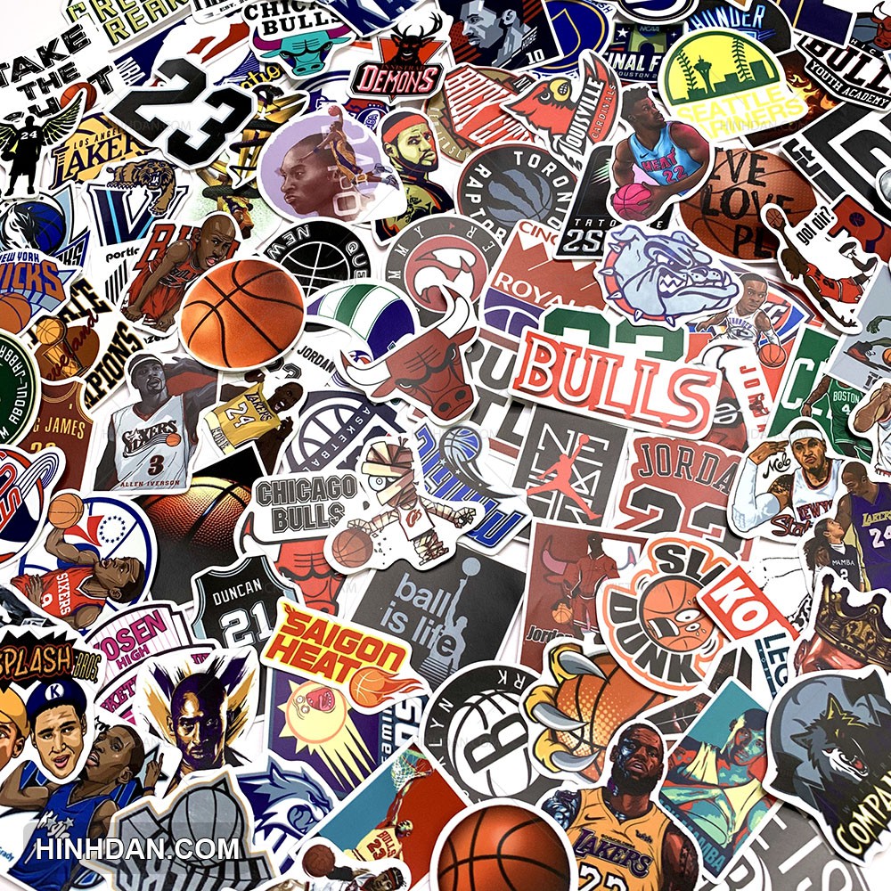 NBA Stickers Wallpaper Jordan Logo Wallpaper, Bulls, 49% OFF
