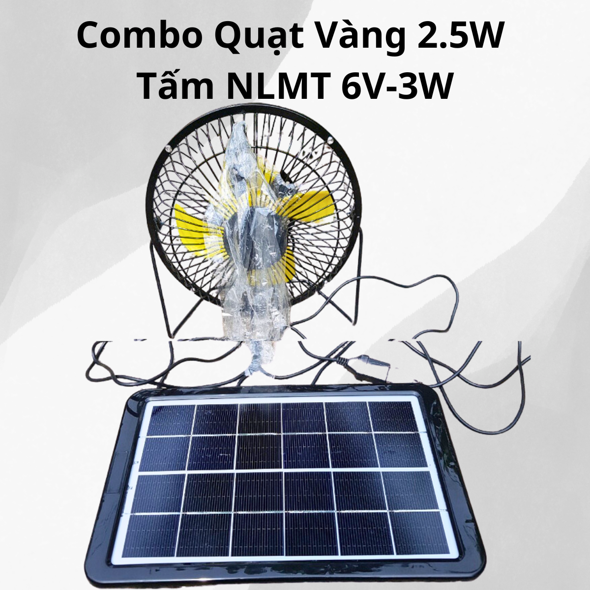 Quạt DC 12V-14W Năng Lượng Mặt Trời (Có Bán Thêm Phân Loại Kèm Tấm Pin ...