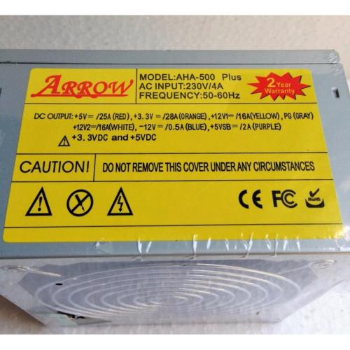Bộ Nguồn Vi Tính PC ARROW AHA-500 Plus - Nguồn Máy Tính - PSU [Hồ Chí ...