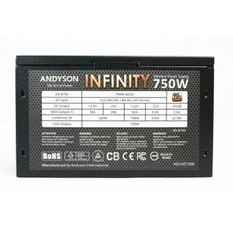 Nguồn ANDYSON INFINITY 750W ALL JAPAN CAP - FULL MODULAR - SINGLE RAIL ...