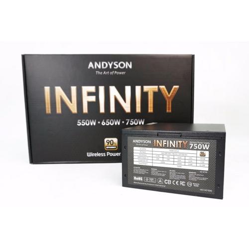 Nguồn ANDYSON INFINITY 750W ALL JAPAN CAP - FULL MODULAR - SINGLE RAIL ...
