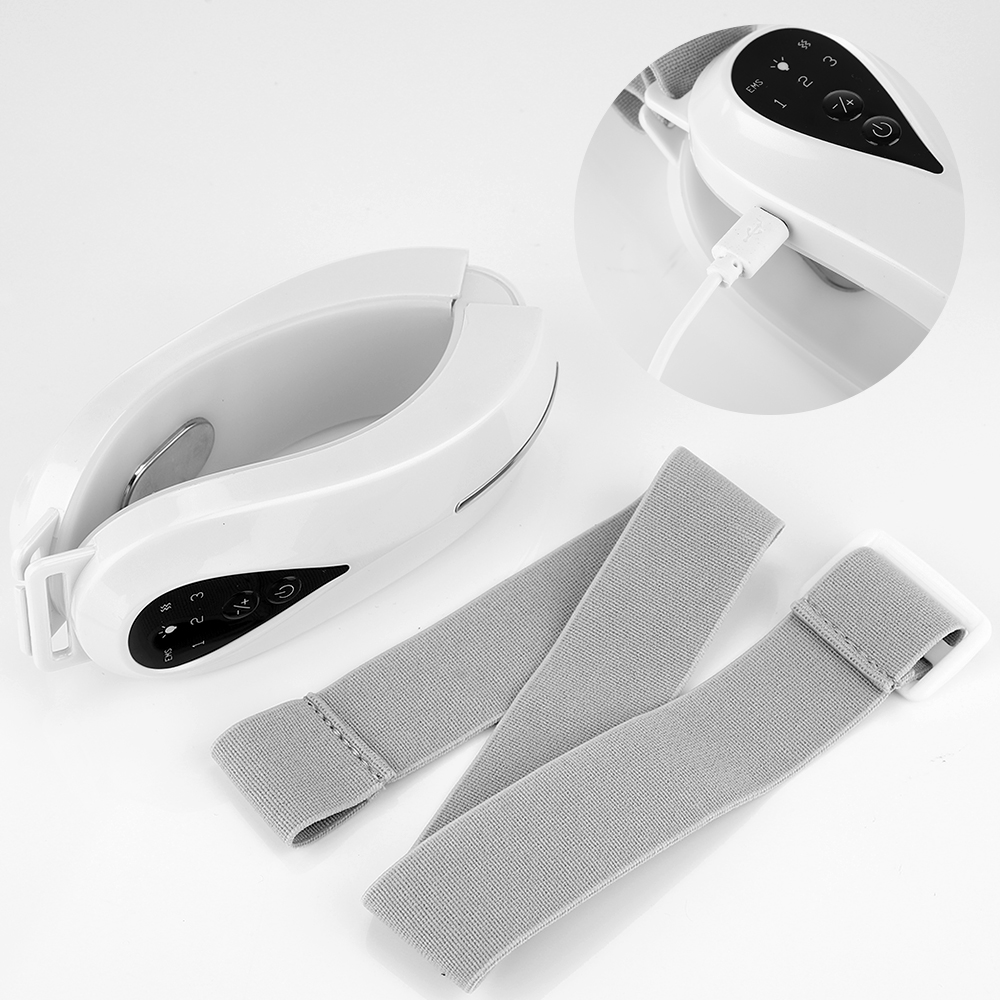 Hailicare Máy mát xa mặt EMS Máy mát xa nâng cằm V-Line Máy đai nâng cằm Đèn đỏ Ánh sáng xanh ...