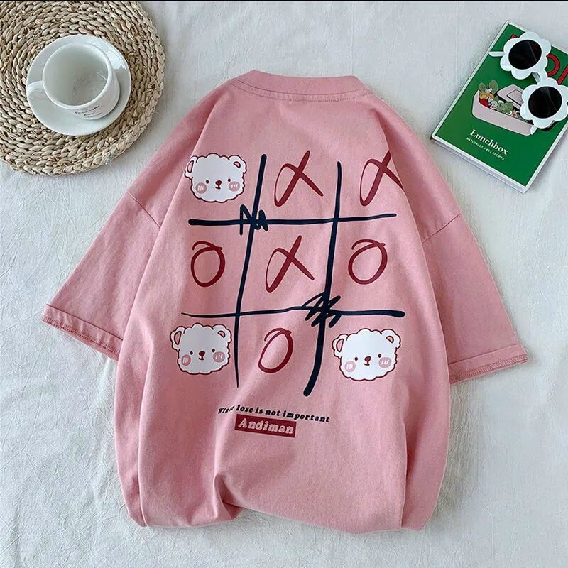 [HCM]Áo Thun Unisex Nam Nữ Form Rộng Tay Lỡ Thời Trang Hàn Quốc GẤU ...