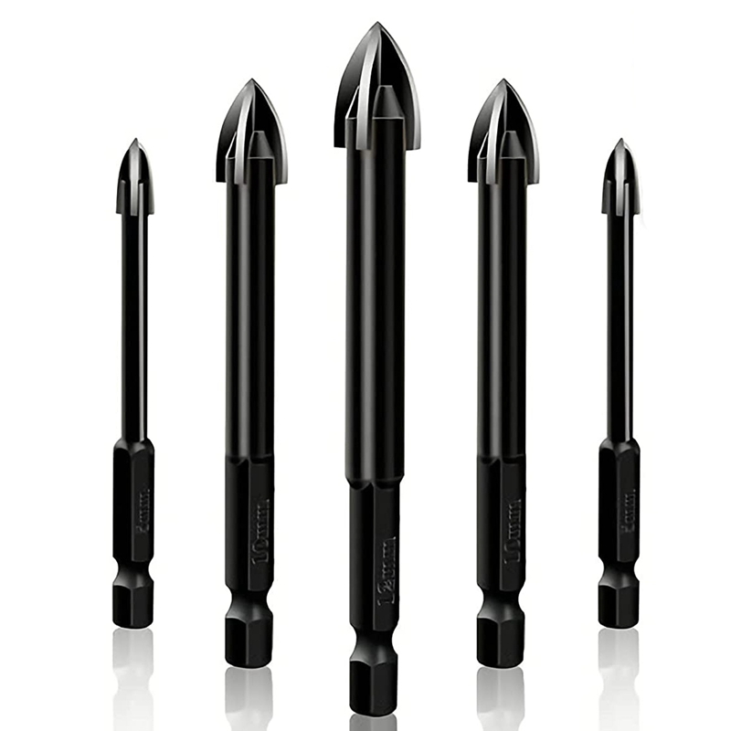 5Pcs/Set(3mm to 7mm) Efficient Universal Drilling Tool Cemented Carbide ...