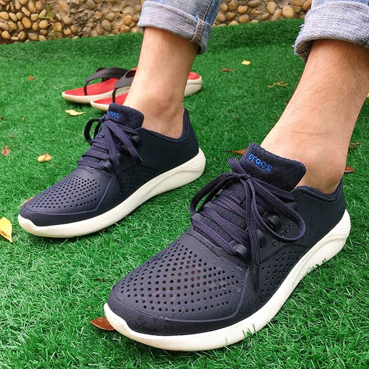 CROCS Giày nhựa nam LITERIDE 360 SHOE PACER M BLACKSLATE GREY 206715 ...