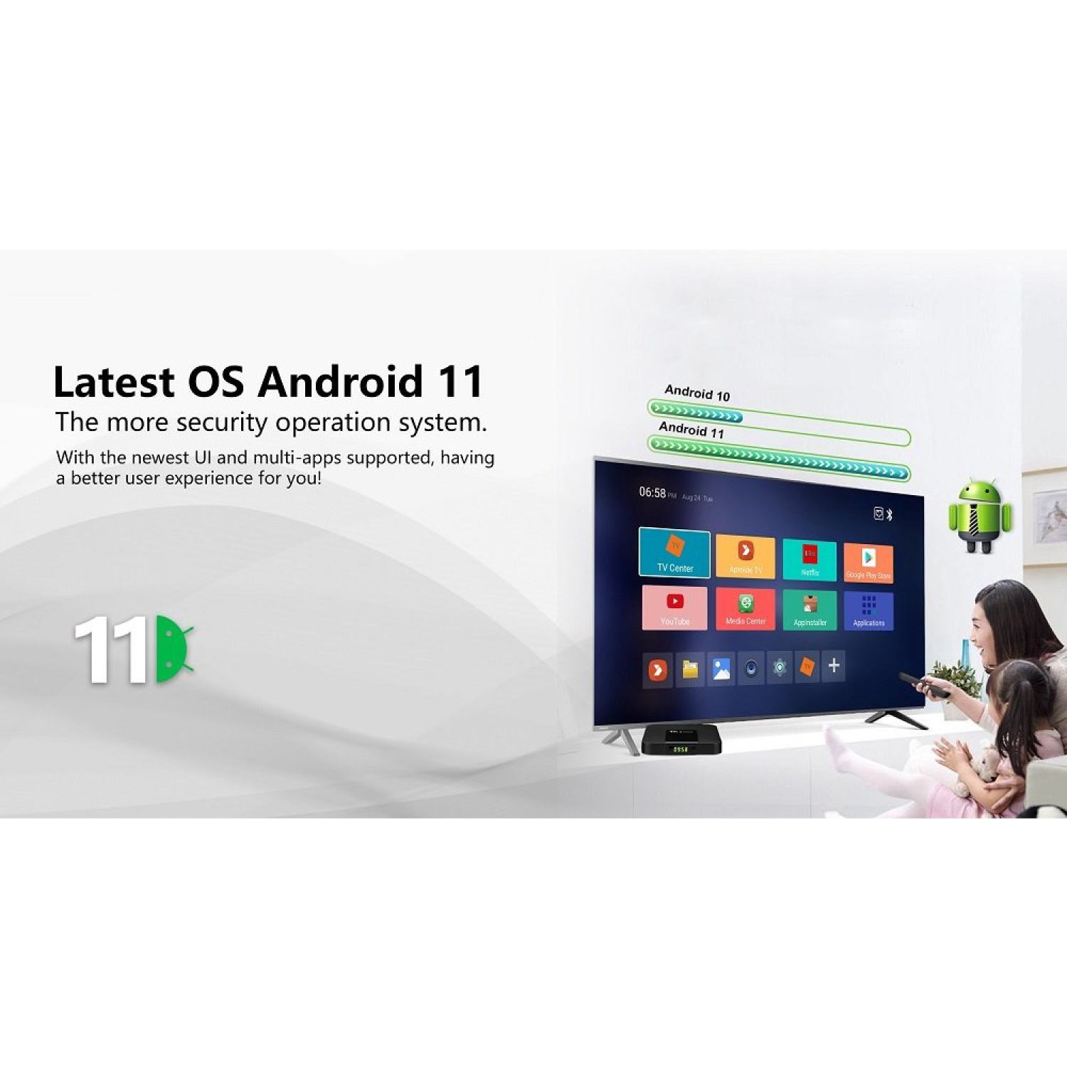 Android TV Box TX3 mini Plus 2022 Dual Wifi Bluetooth - Android 11 ...