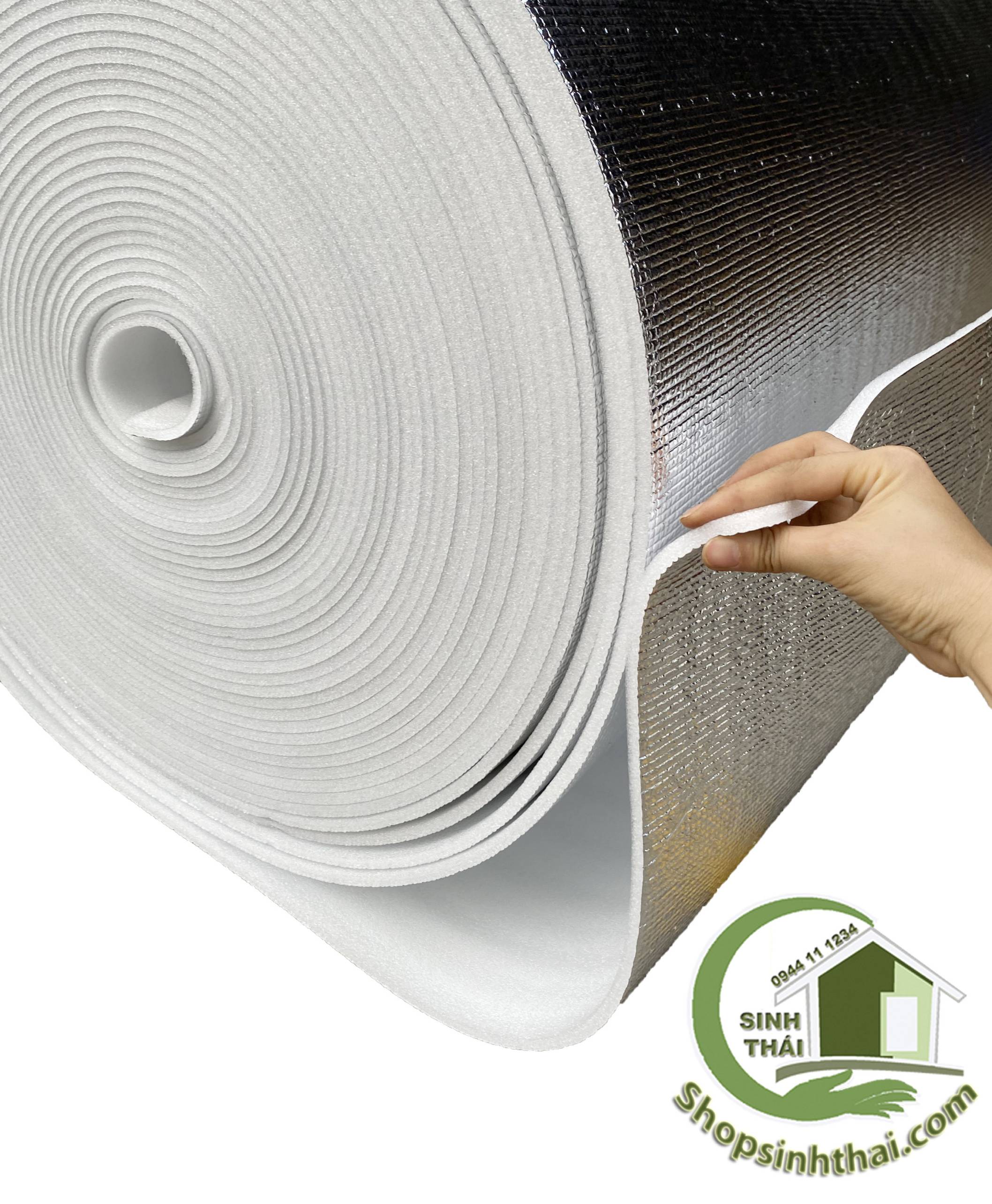 [HCM]Tấm bọc cách nhiệt - xốp bạc PE foam - [ 1 mét x khổ 1m ] - Xốp ...