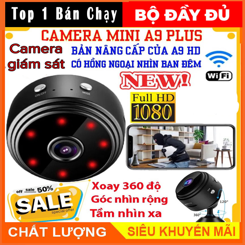Camera Không dây Mini A9 Plus Camera A9 Wifi Quay Nén Camera A9 Hồng ...