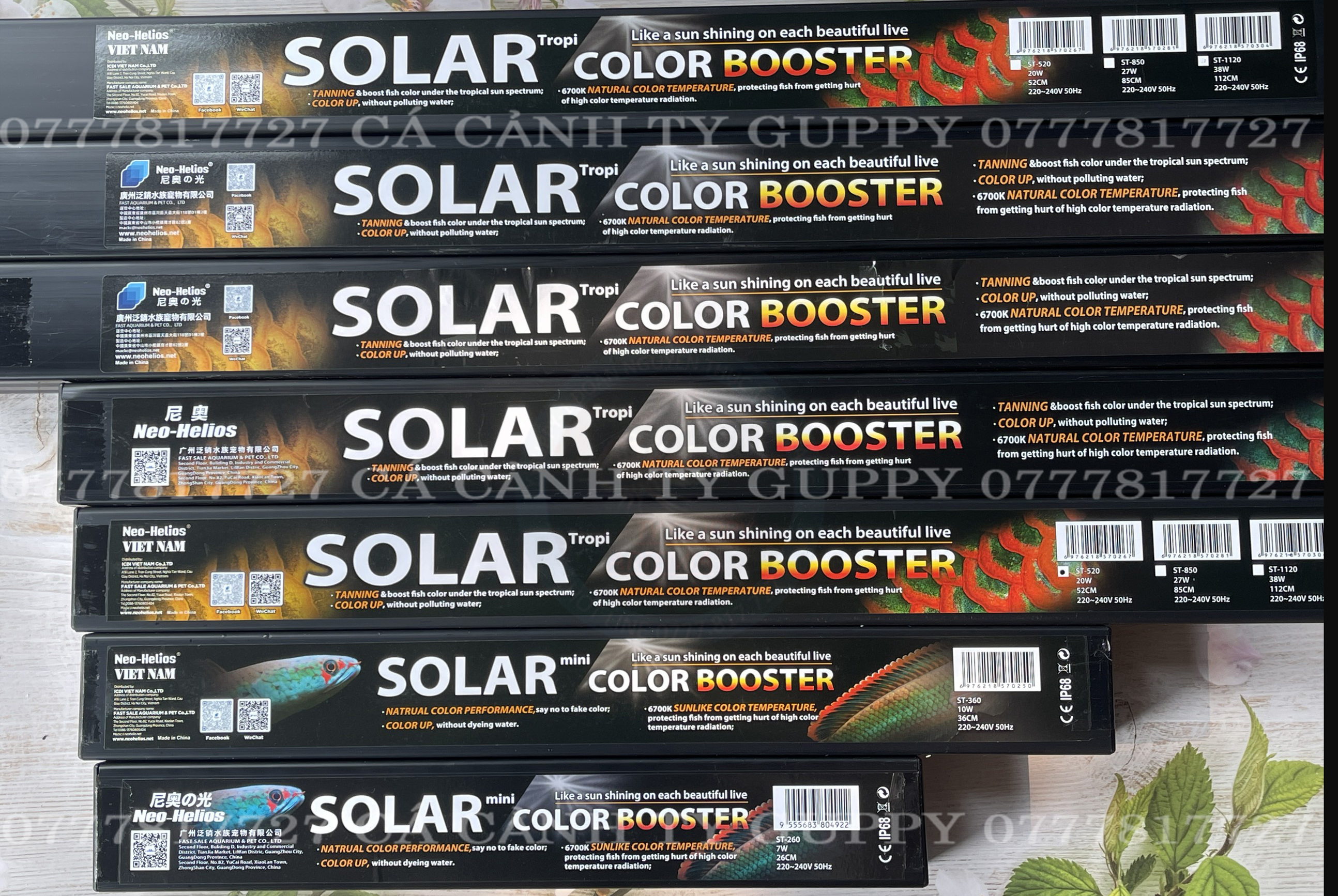 Đèn Hồ Cá Neo Helios Solar Color Booster - Tăng Cường Giúp Màu Cá Thêm ...