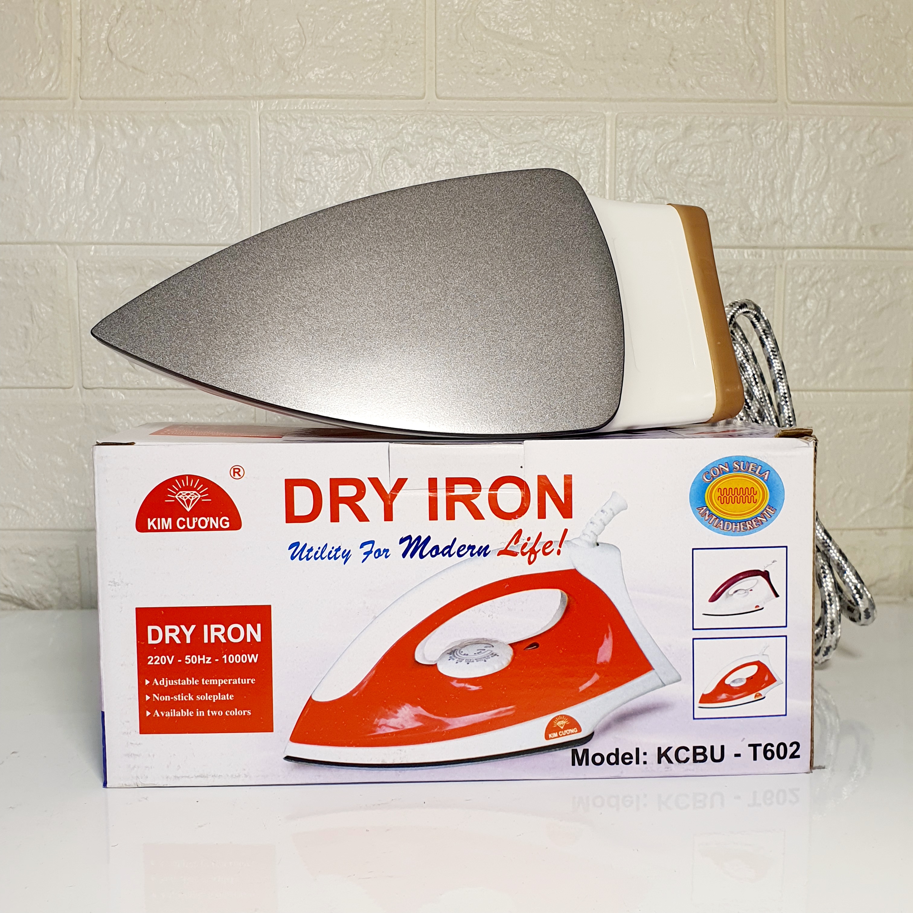 Bàn Ủi Khô Kim Cương KC-T602 Nóng Nhanh Nhiệt Độ Chuẩn Tiện Dụng và Bền ...