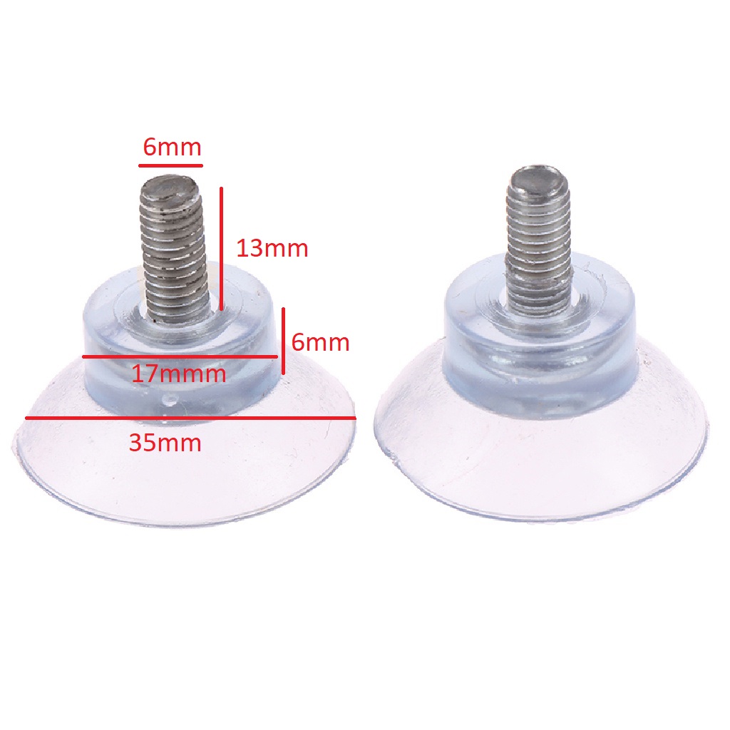 Set 10 ốc giác hút cao su , nút hít kính kê mặt bàn bulong M6 , đệm lót ...