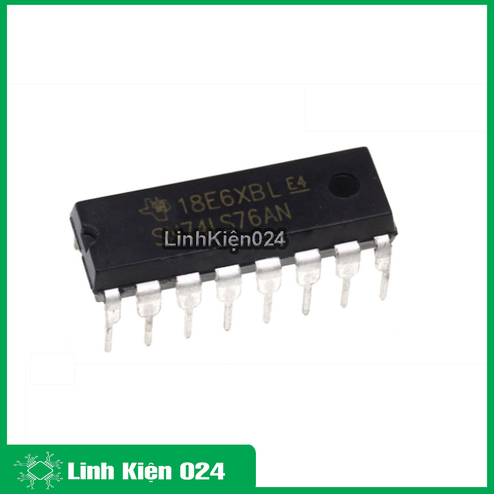 74LS76 Dual J-K Flip-Flop (with Preset and Clear) | Lazada.vn