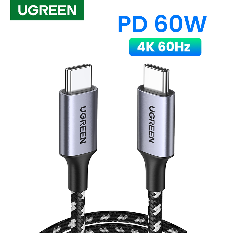 UGREEN 60W USB C to USB C Cable 4k 60Hz USB 3.1 5Gbps 60W Type C PD Fast Charging for MacBook ...