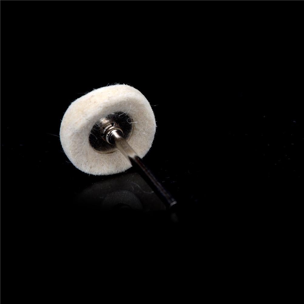 cherrya 10PCS 25MM Wool Felt Polishing Buffing Drill Grinder Wheel ...